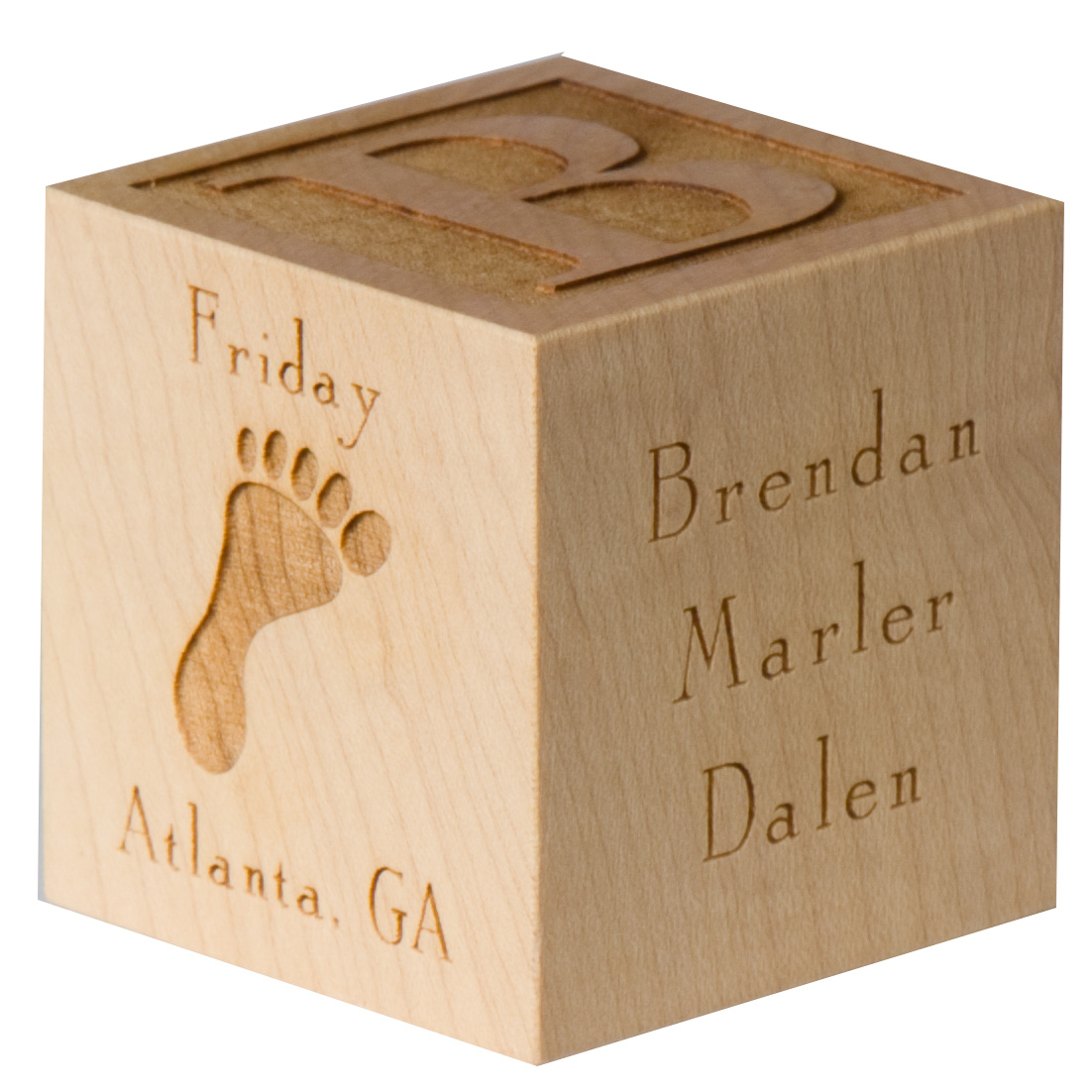 BLOCKSetc Personalized Gifts | Baby Blocks, Baby’s First Christmas ...